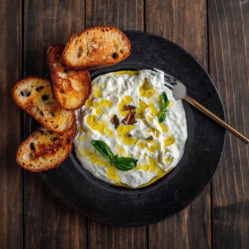 Truffle Stracciatella - Eleftheria Cheese